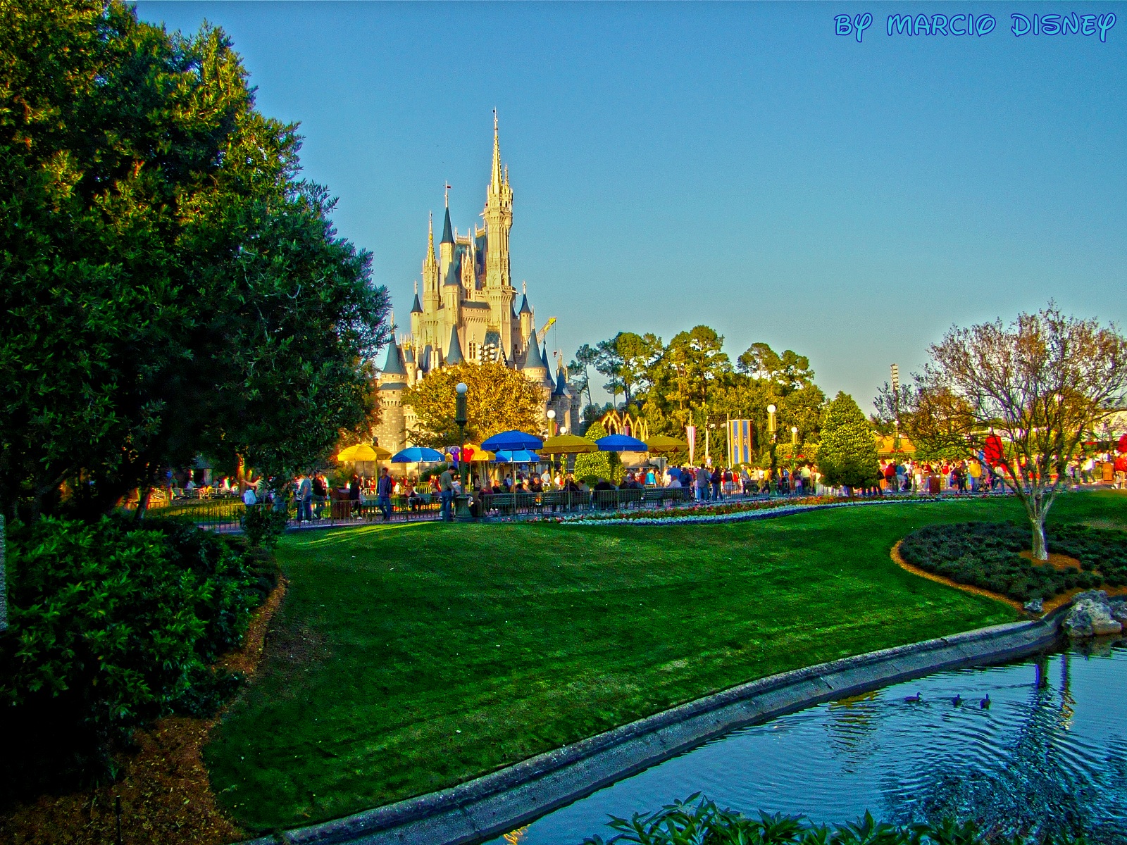 The Walt Disney World Picture of the Day: Sunny Castle from the Lake [2 ...