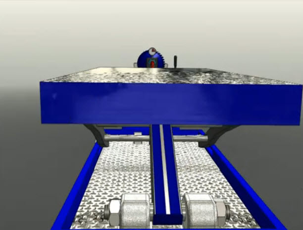 3D Animation of Small Hydraulic Scissor Lift Operating simulation by ...