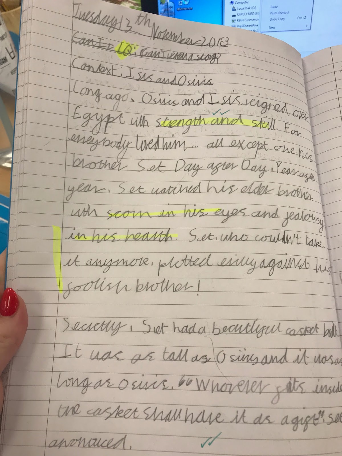 Bannockburn Primary: Wonderful Writing in Year 3
