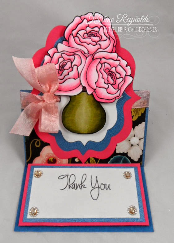 Stamping & Scrapping in California: Floral Easel Card