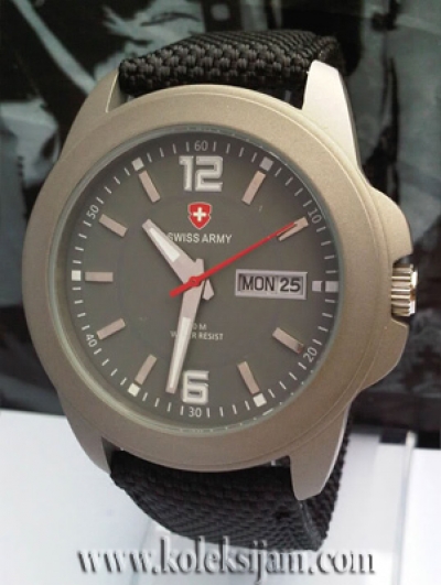 grosir jam: Jam Tangan Swiss Army Canvas