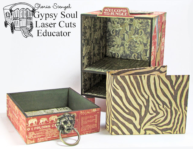 Scraps of Life: Safari Adventure Mini Album Display Case