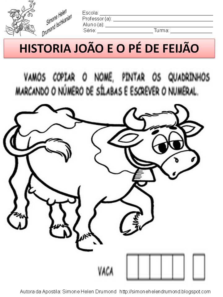 Simone Helen Drumond : 1 - João e o pé de feijão (Vv de vaca)