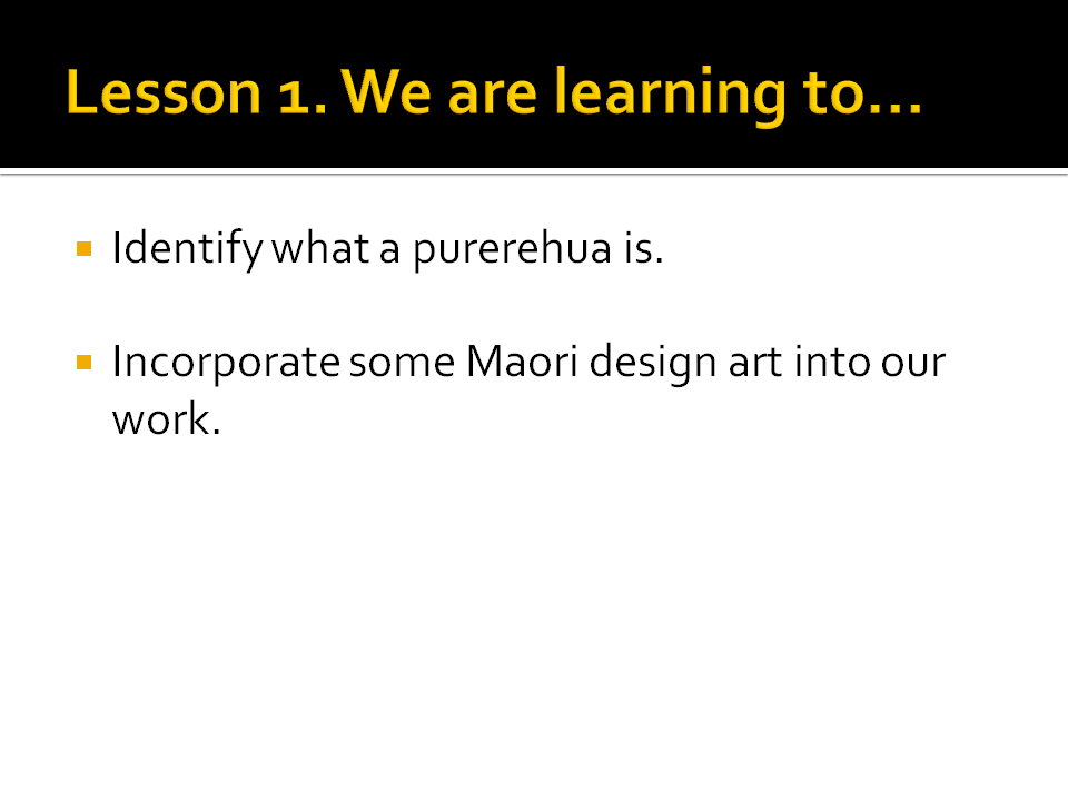 Chris Ricketts - My Teaching Experience: Purerehua