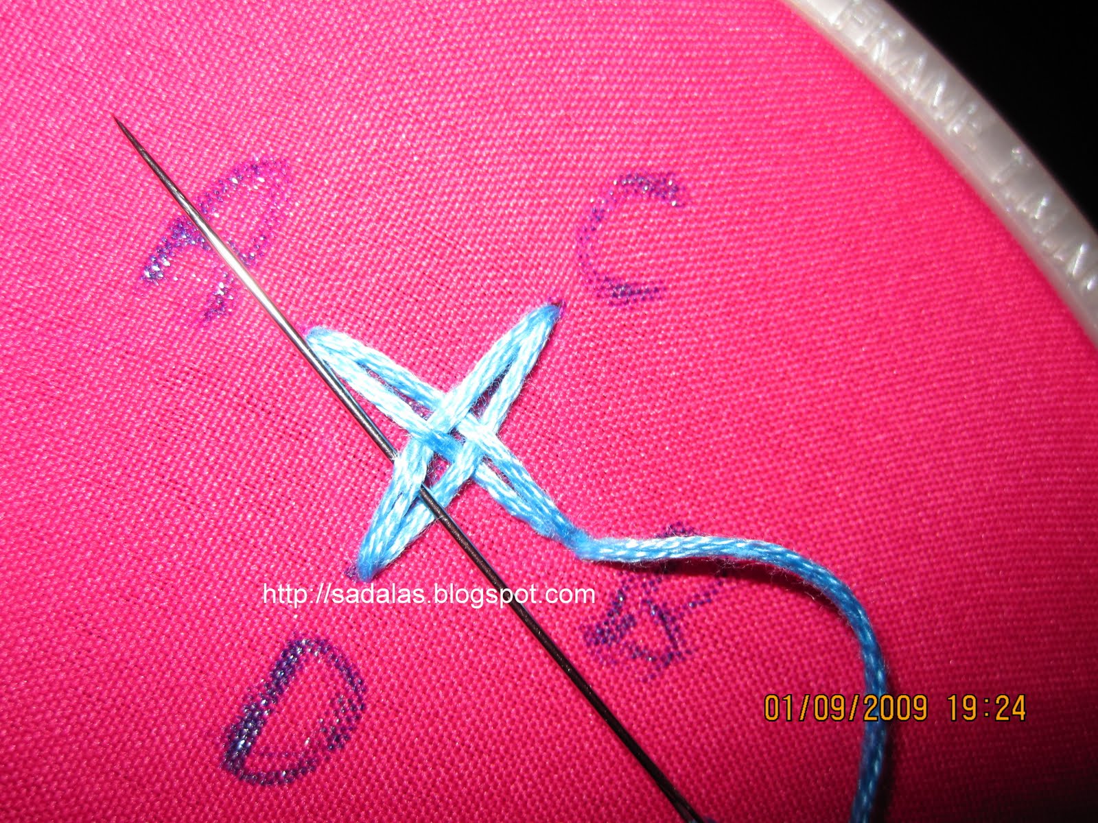 Sadala's Embroidery: Tutorial: Woven cross stitch