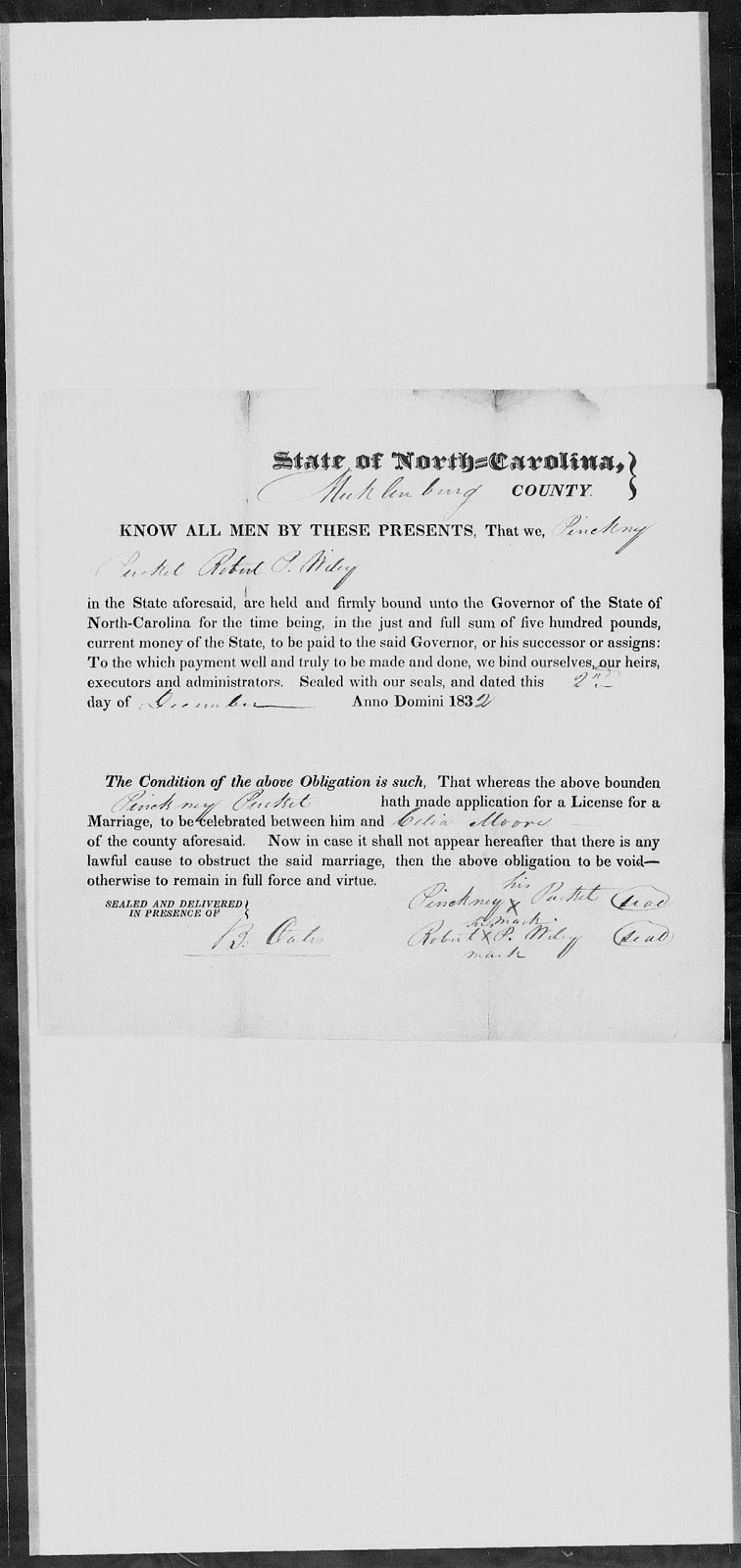 Puckett's of Burke County & Gaston County NC Genealogy