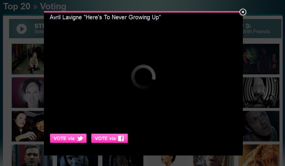 ★UNIVERSO LBS★: Vota Por Avril Y HTNGU En VH1 Top 20