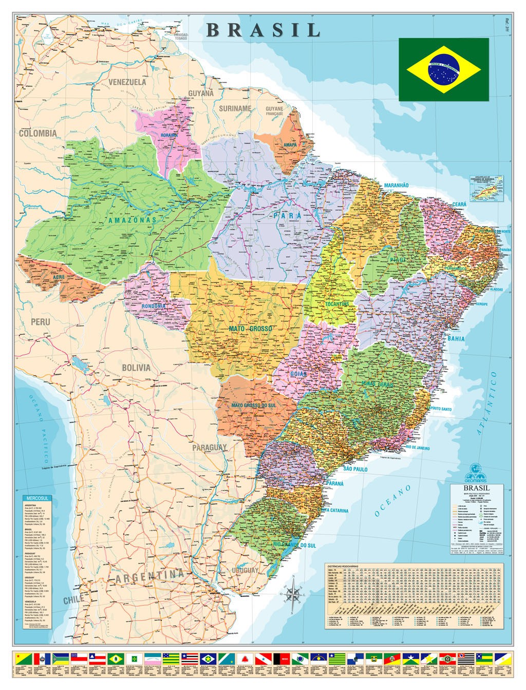 Mapas Geográficos do Brasil