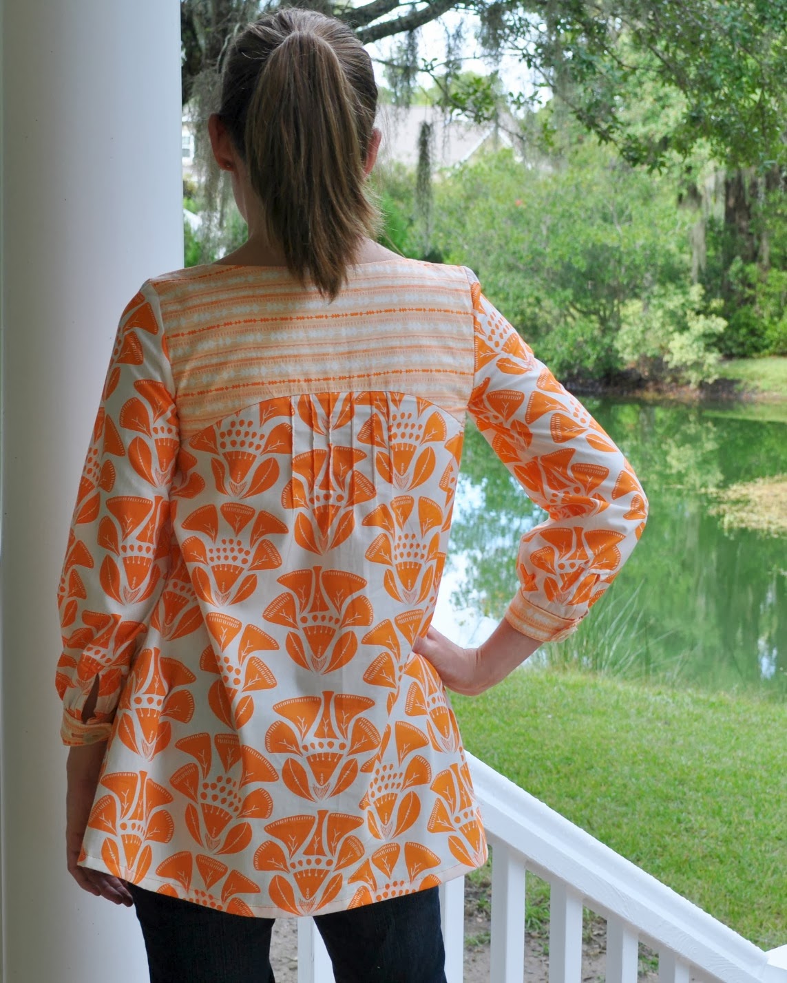 We Are Sew Happy!: Anouk Tunic by Victory : Pattern Review