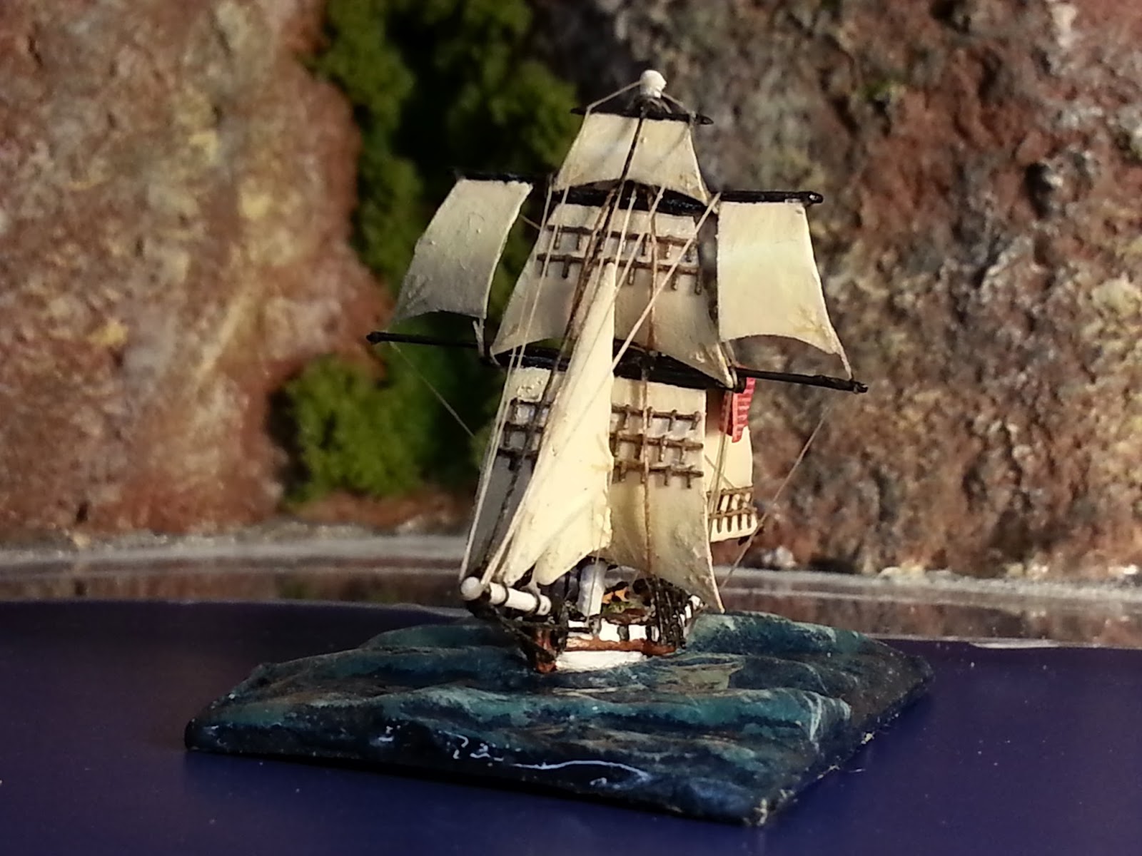 A Miniatures Hobby Room: Making Sails for Wargaming Ship Models
