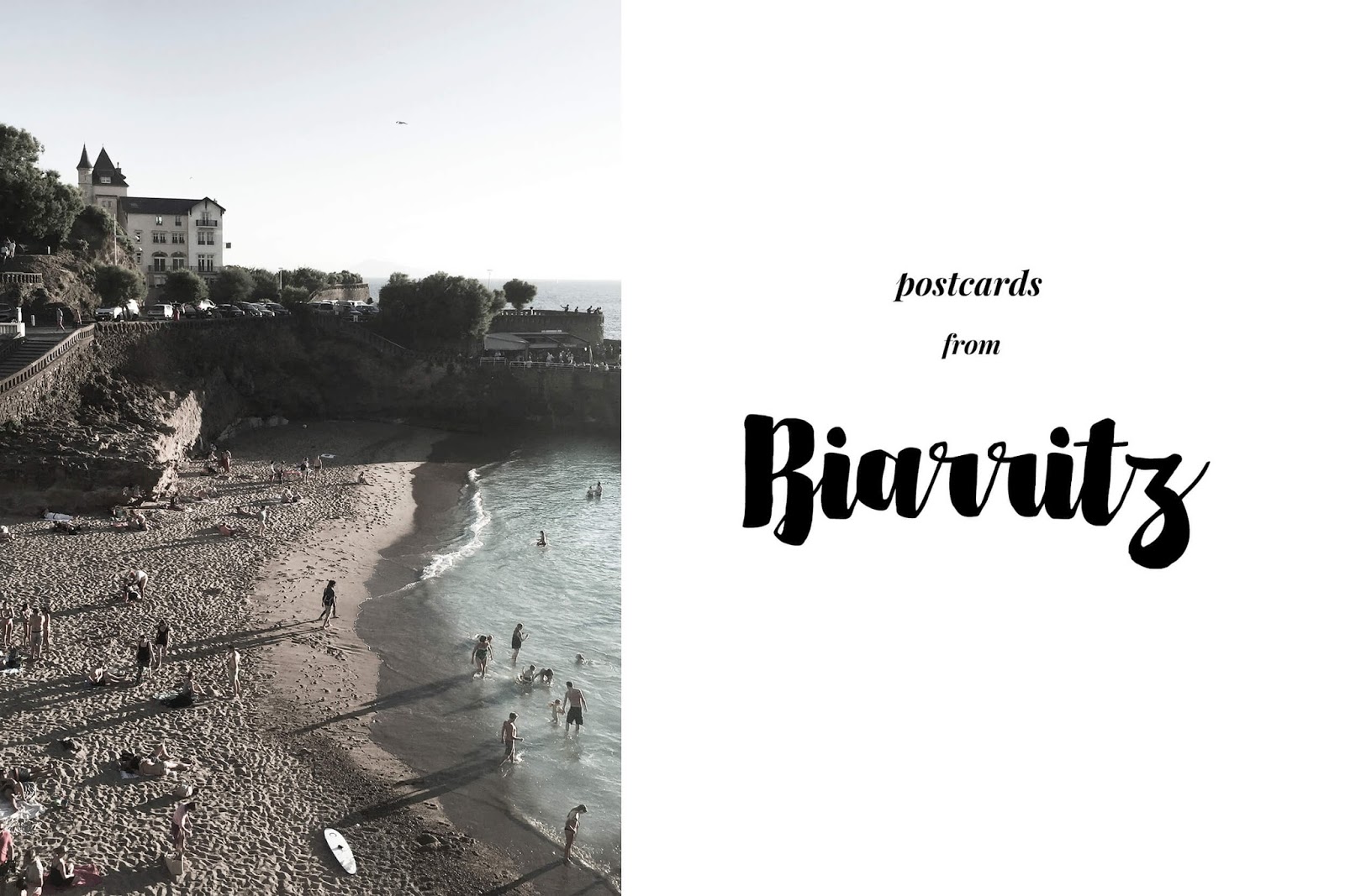 POSTCARDS FROM BIARRITZ | Romalo's blog | Fashion blogger | Laid back ...