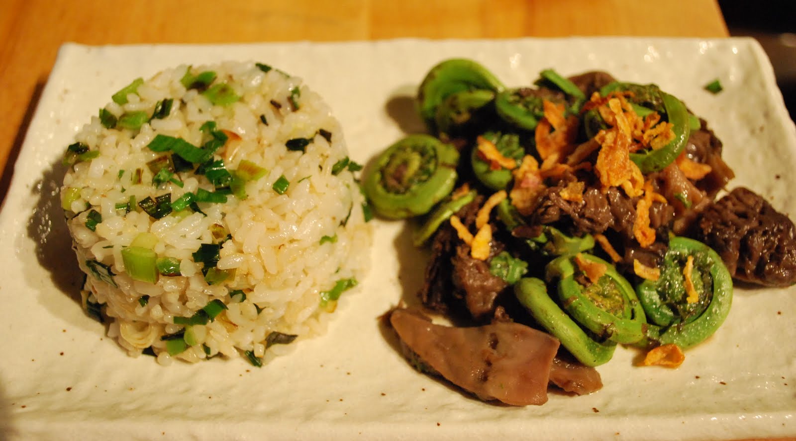 Kūlia cooks!: Fiddleheads, Morels and ramps, now that’s Spring!!