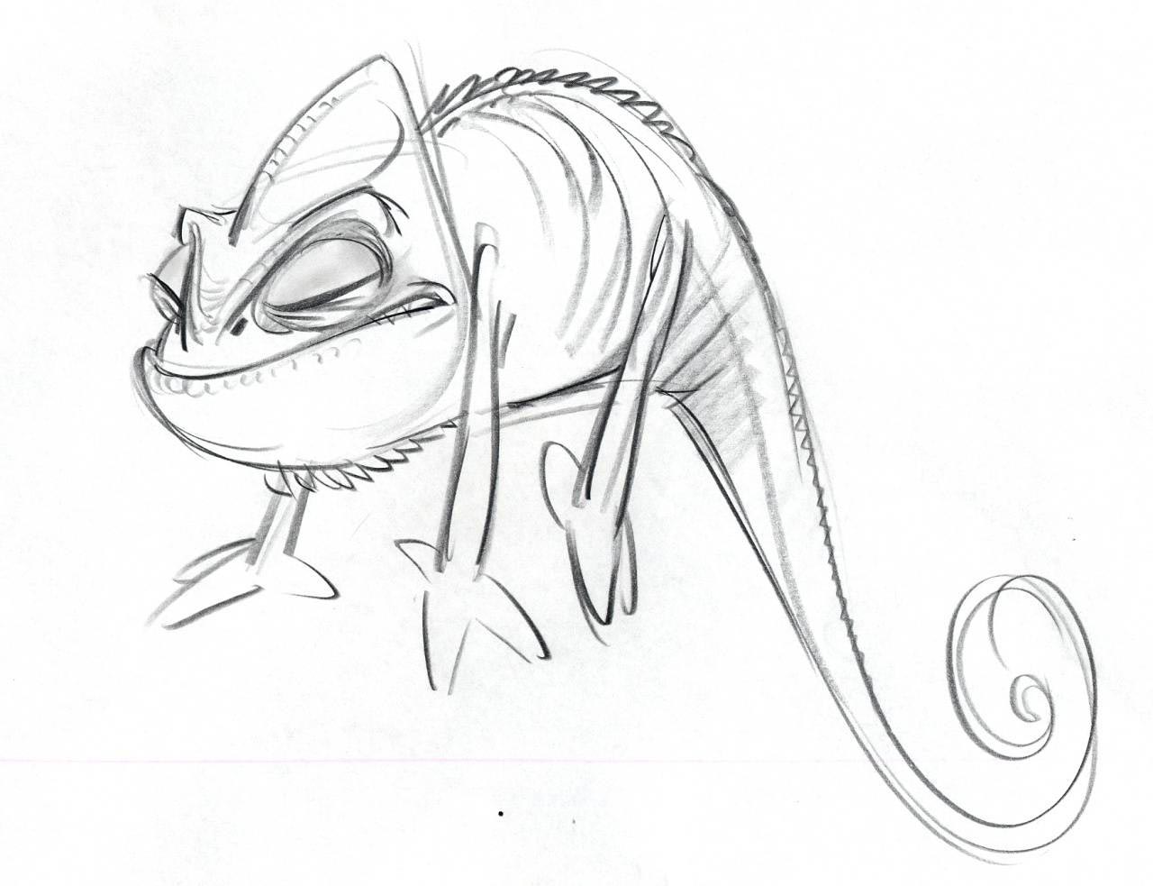 Living Lines Library: Tangled (2010) - Characters: Pascal & Maximus