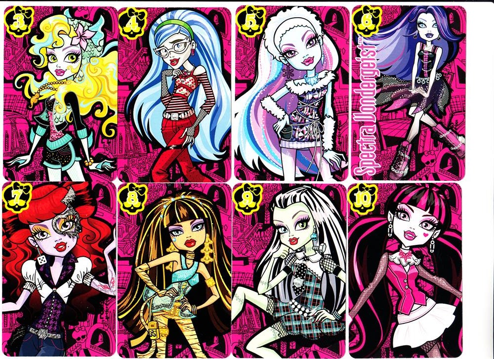 Barajas y Naipes: Monster High