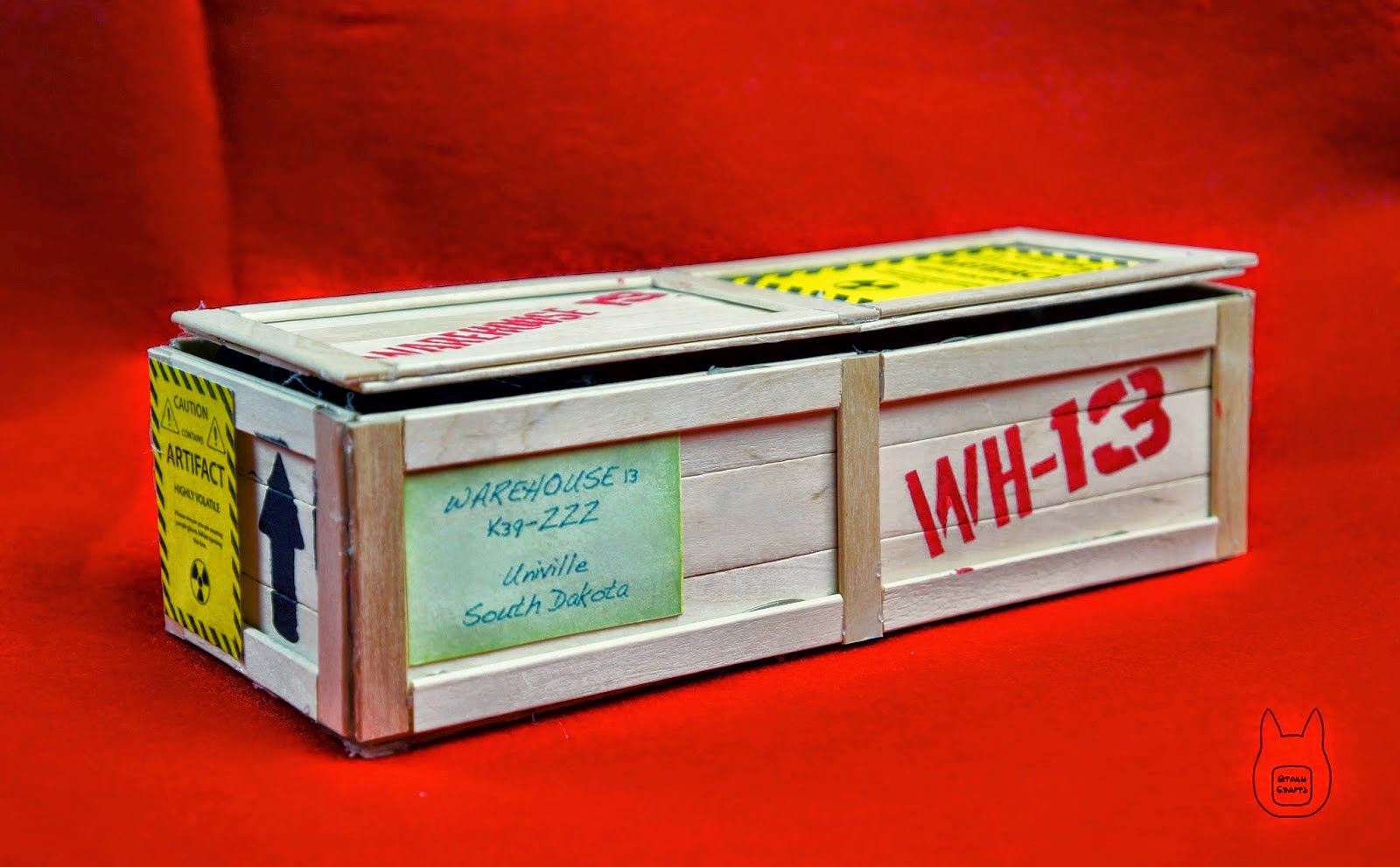 DIY Warehouse 13 Artifact Crate Jewellery Box | Papercraft Paradise ...