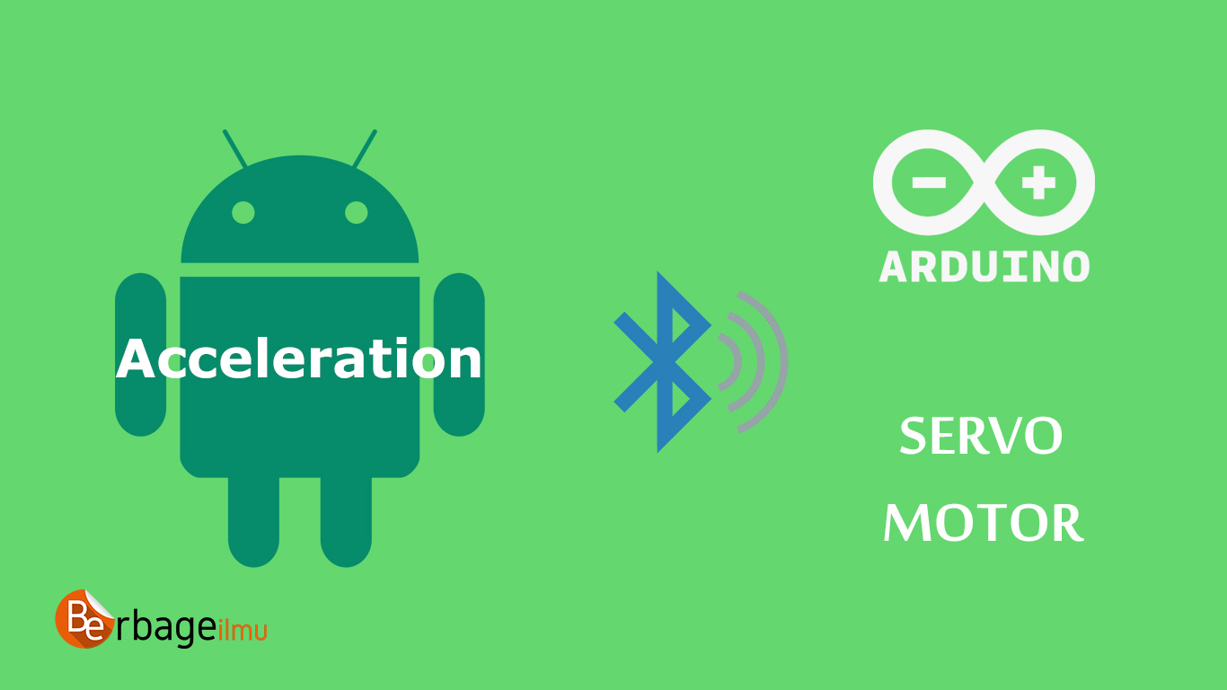 Menggerakan Servo Motor Dengan Sensor Akselerasi Android Arduino