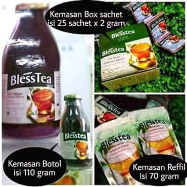 Bless Tea Teh Hitam Ingsyaallah Bisa