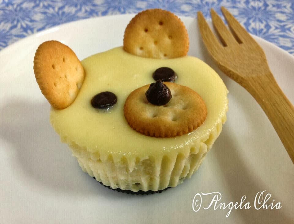 Angela Chia: Beary Cute Baked Cheesecake 可爱小熊芝士蛋糕