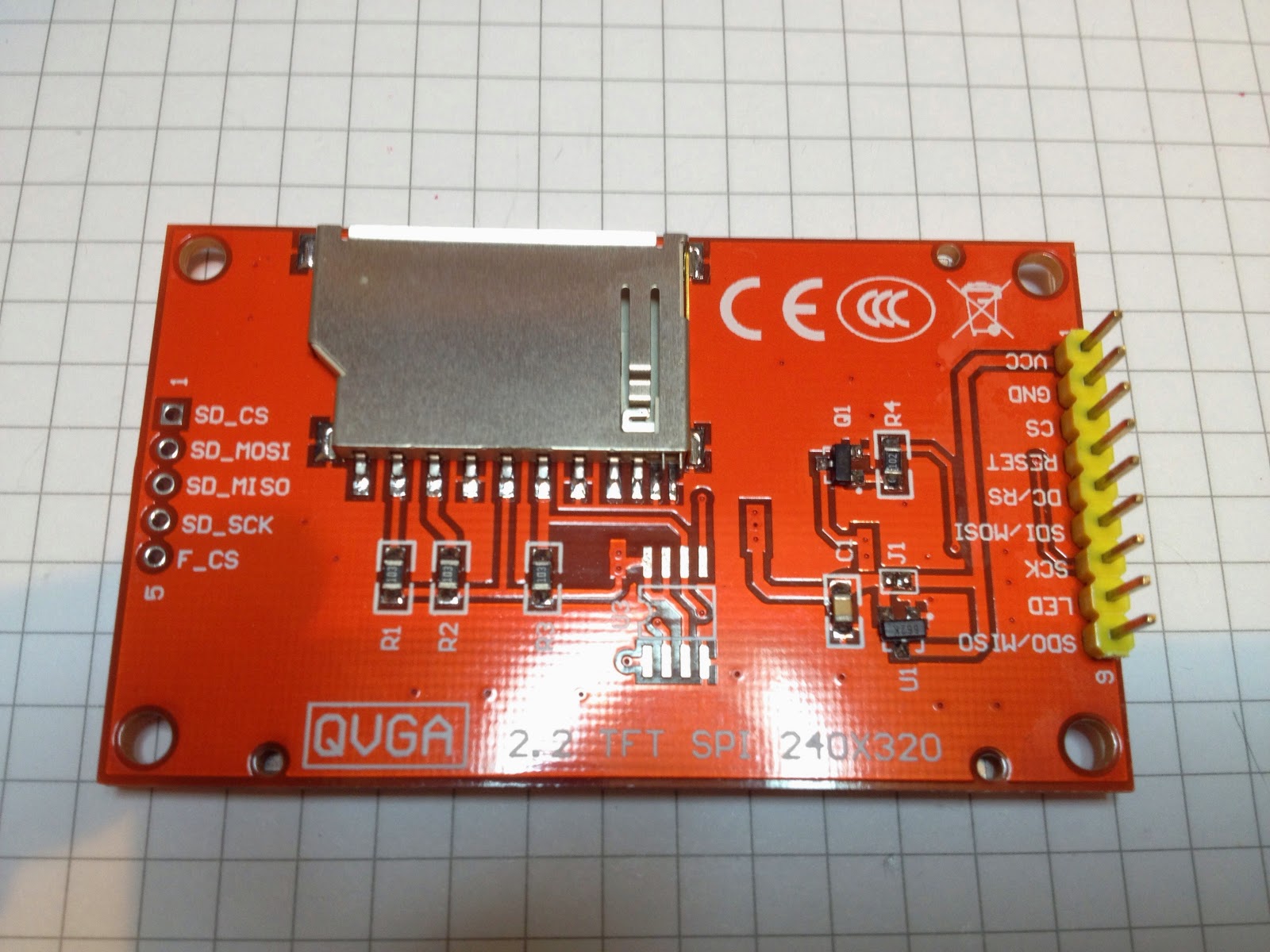 Thd Arduino Projekte 2 2 Tft Ili9341 Arduino Shield