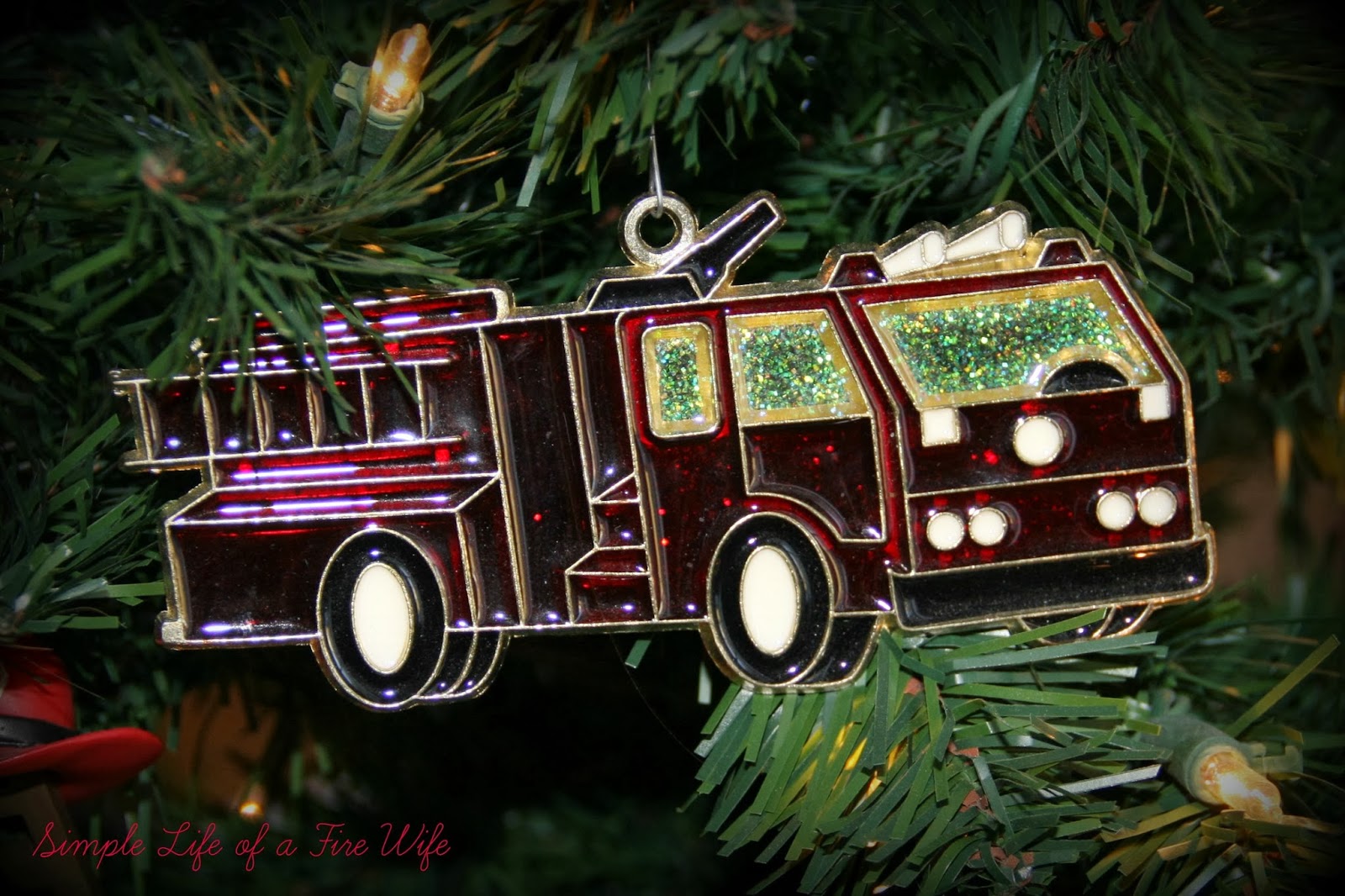 Simple Life of a Fire Wife: Firefighter Christmas Tree