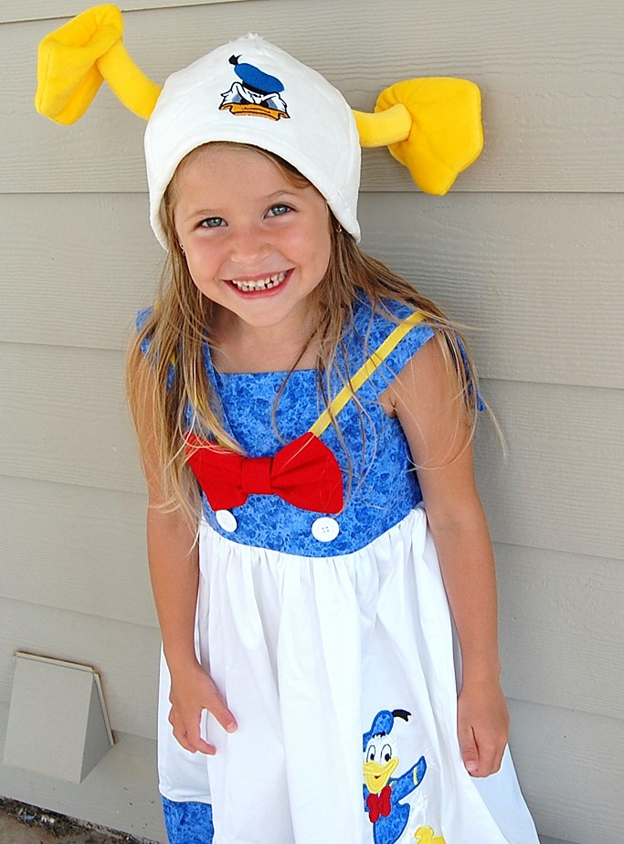 Homemade Donald Duck Costume