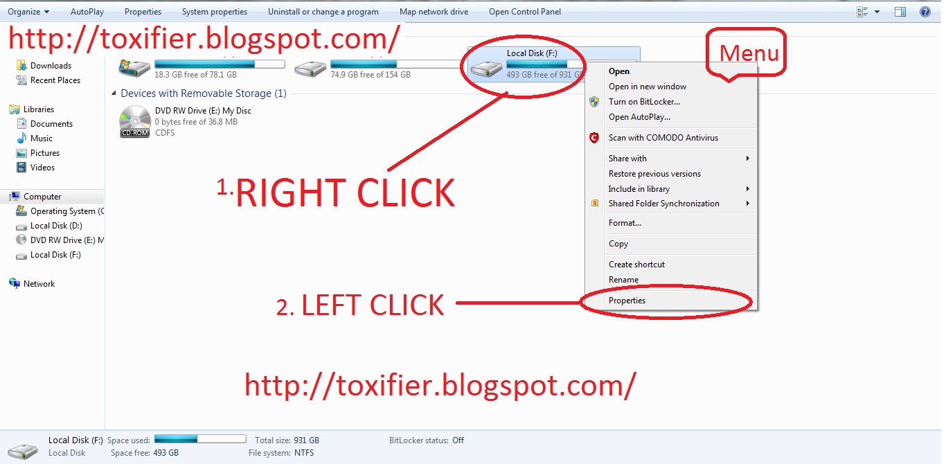 Blog de Toxifier: Disk Defragment in Windows 7 - Tech Tuesday
