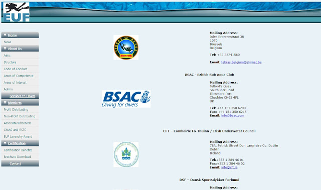 스쿠버다이빙 단체/협회&교육 선택의 기준과 참고사항