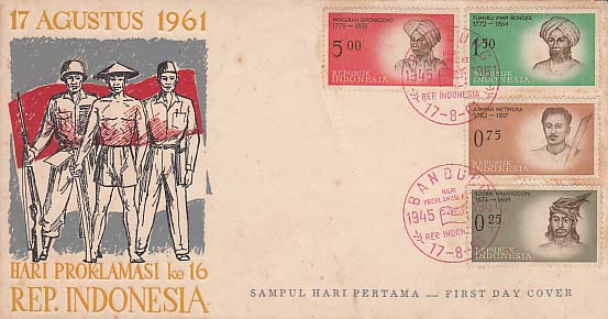 Perangko 17 Agustus 1961 | Perangko Indonesia