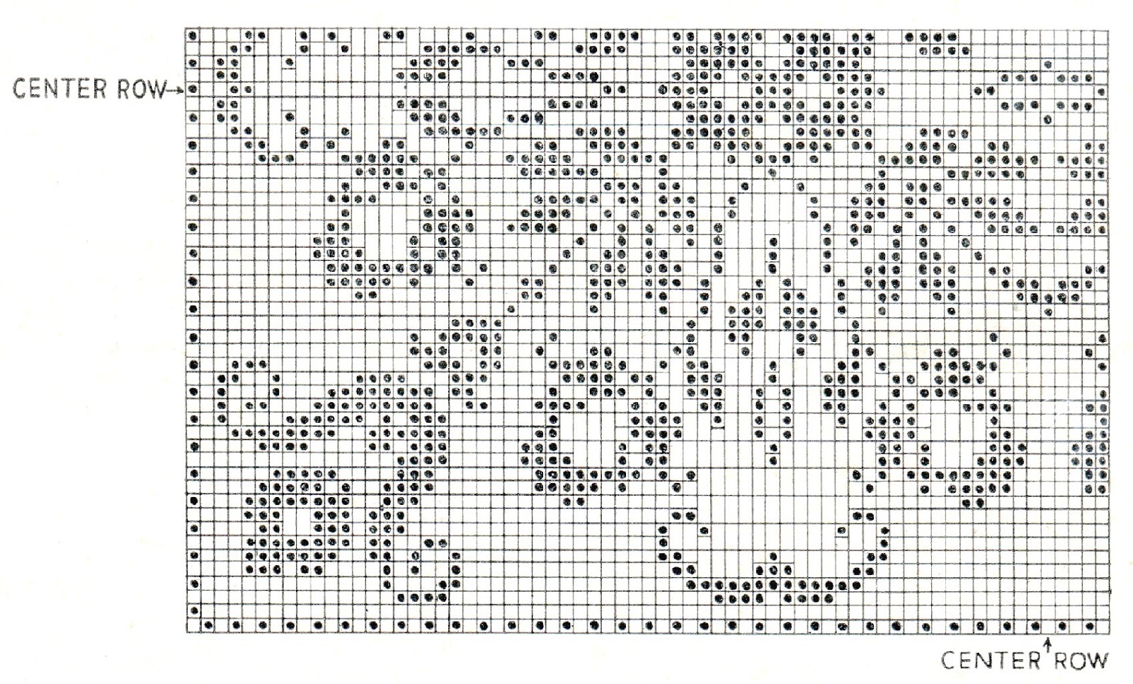 crocheted lace: Filet Centerpiece