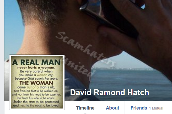 ScamHaters United .. Visit us also on Facebook and Instagram : DAVID ...