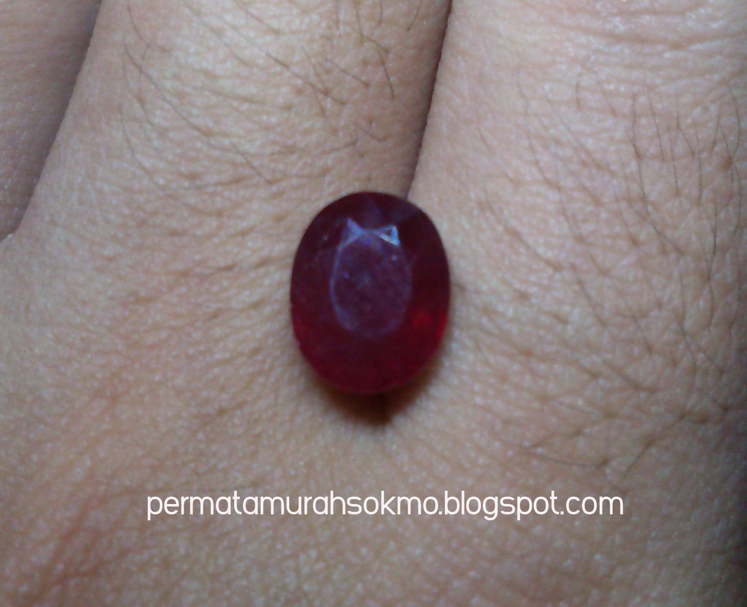 PERMATA MURAH SOKMO: PERMATA DELIMA MERAH ASLI - TOP BLOOD RED RUBY : SOLD