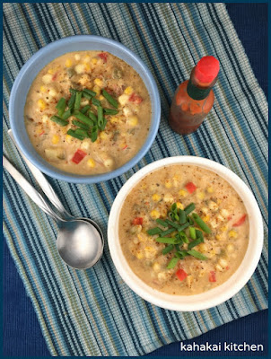 Kahakai Kitchen: Creole Corn Chowder: Smoky, Spicy and Creamy (& Vegan ...