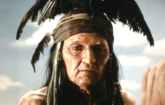 'The Lone Ranger': Johnny Depp si trasforma nel vecchio Tonto ~ FRAME