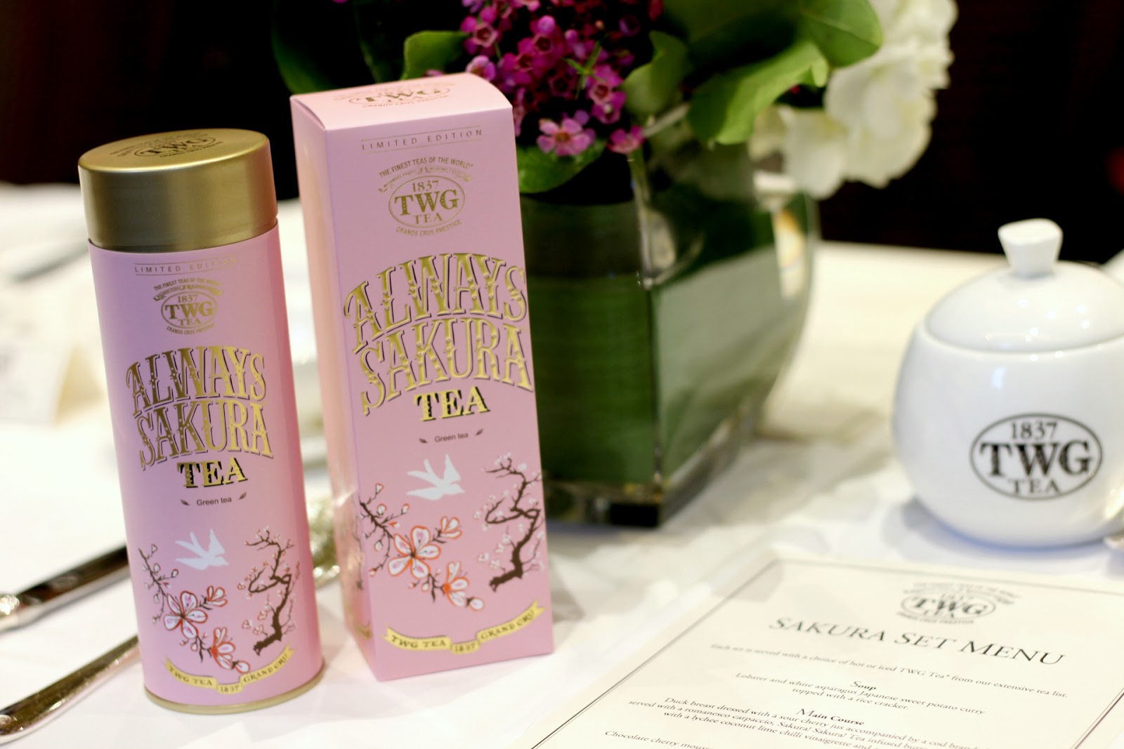 TWG Tasting Menu - Sakura — Raincouver Beauty