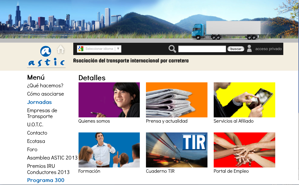 Novo Logística blog: ASTIC estrena nueva web con mayores servicios para ...