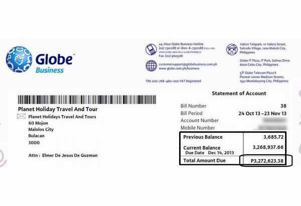 Globe Subscriber Gets P3 Million Bill Shock!