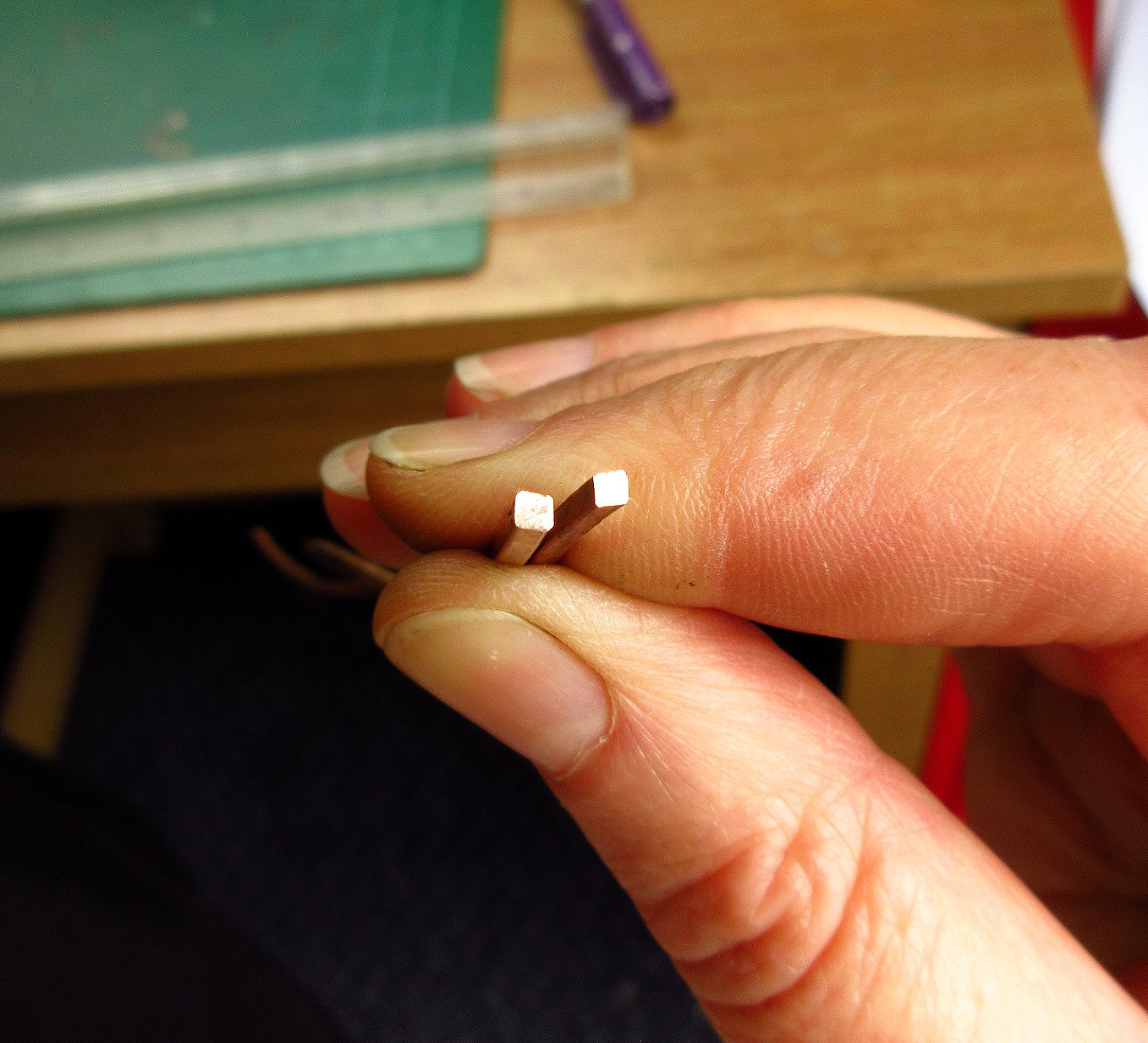 Turning Round Wire Into Square Wire