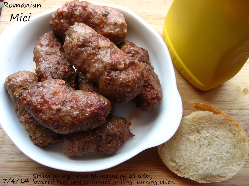 Home Cooking In Montana: Romanian Sausages...Mititei/Mici (or small ones)