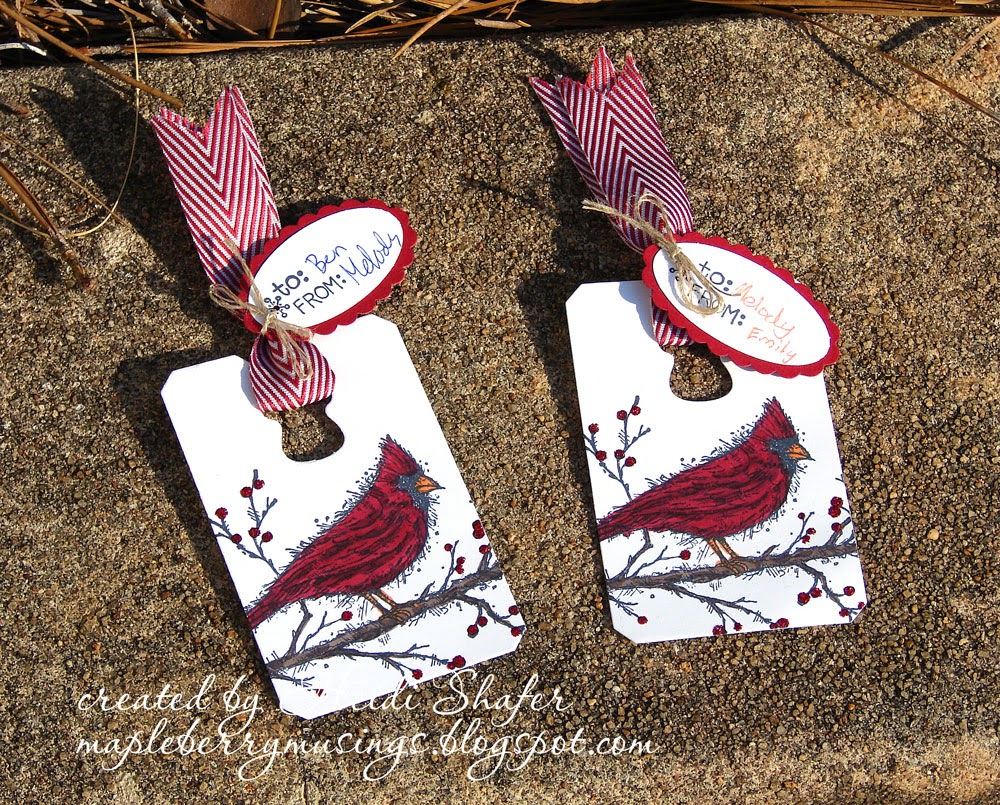 Mapleberry Musings: Workshop Tags: Cardinal