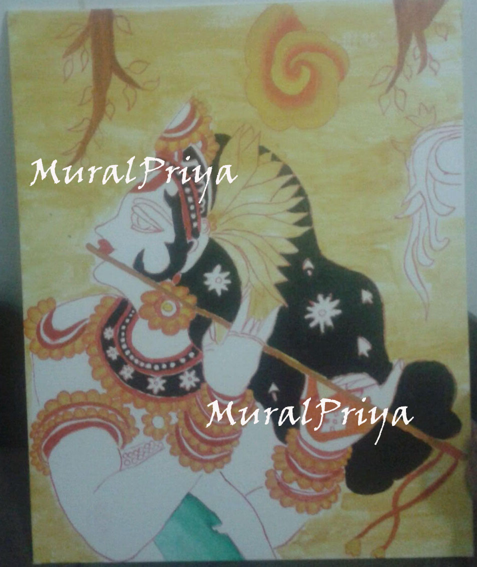 My Kerala Mural Painting Experiments: Murali Krishna