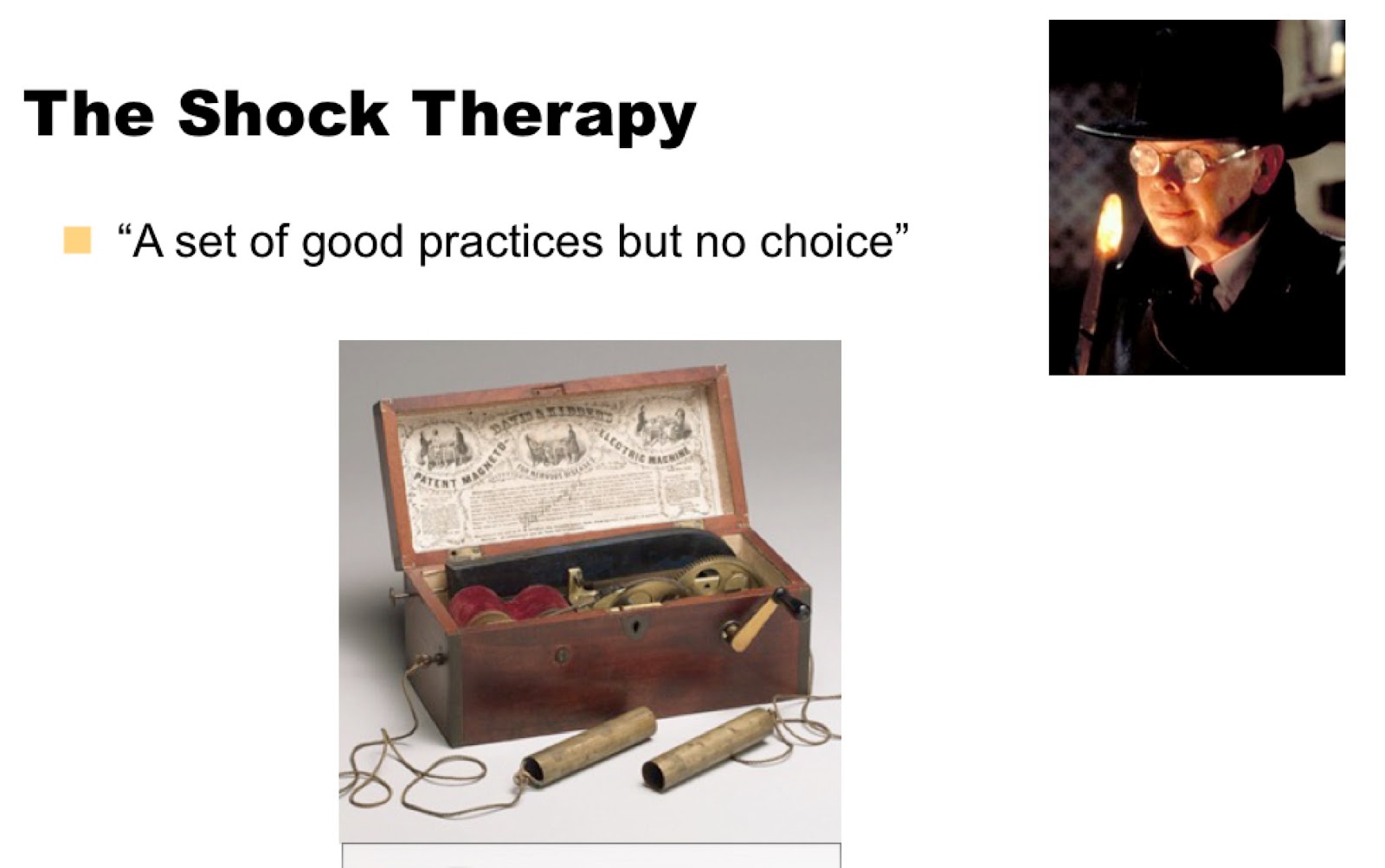 shock therapy - meddic