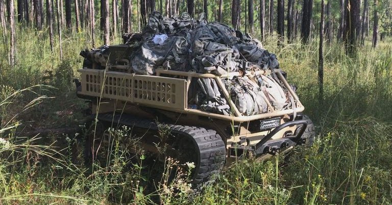 War News Updates: This Tracked Robot Can Carry The U.S. Army's Heavy Gear