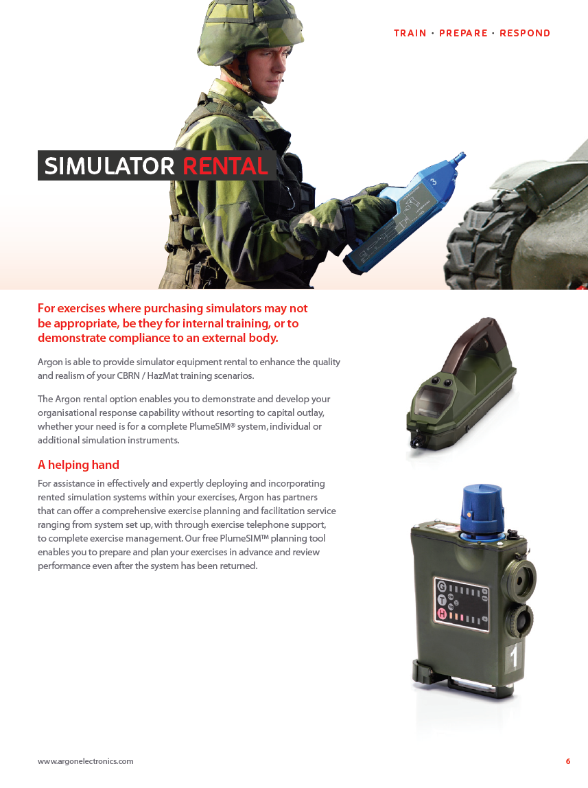 CBRN and HazMat Simulation Training Systems: Real Experience Training ...