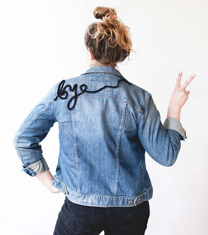 DIy to Try # Customized denim jackets
