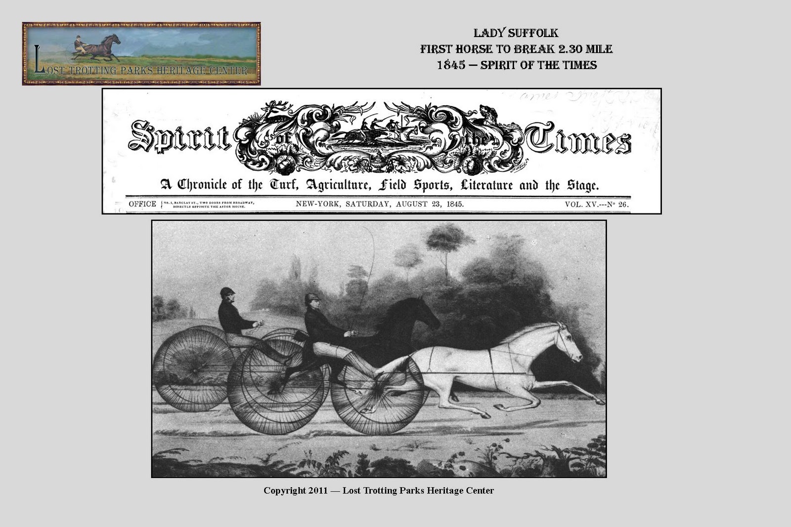 The Lost Trotting Parks Heritage Center -- Storyboard Archives: Spirit ...