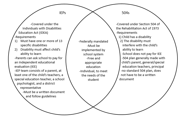 Becoming Ms. Hecht: IEPs vs. 504 Plans