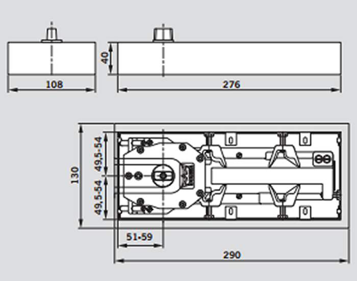 DORMA DOOR HARDWARE: FLOOR HINGE