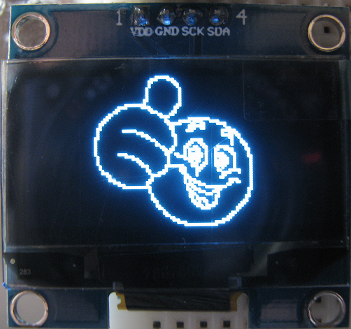 CrissElectronicProjects: OLED 1.3" SH1106 - Bitmap