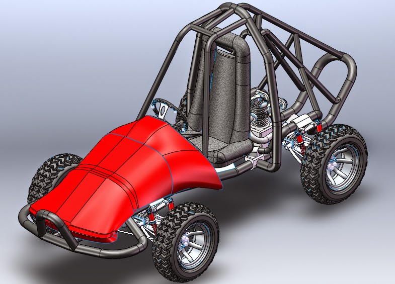 Genç Makinacı: Buggy Tasarımı - SolidWORKS