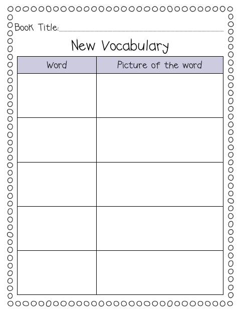 Nurturing Noggins: Focus on Vocabulary